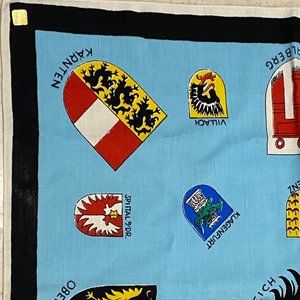 Maho | Accessories | Vintage Austria Flag Coat Of Arms Scarf Bandanna ...
